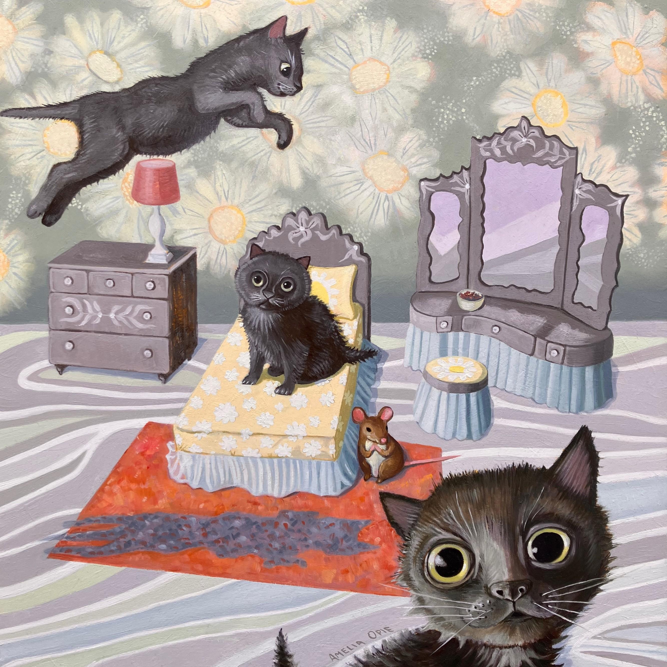 Cat-tastic; Cat-themed Group show at Sidestreet Arts - Travel Oregon